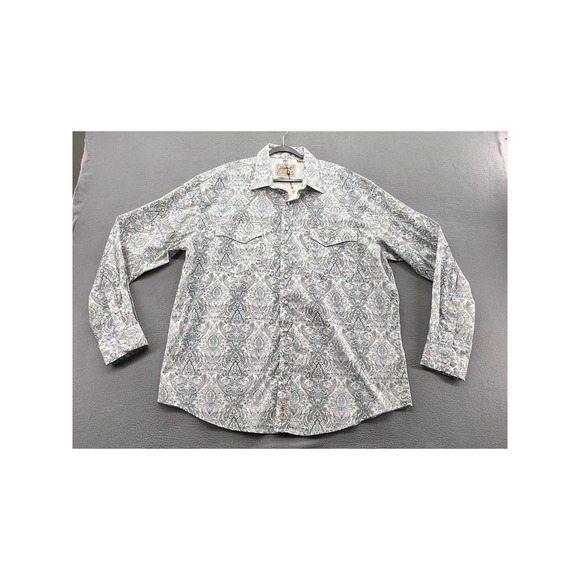 Rafter C | Shirts | Rafter C Cowboy Collection Shirt Mens 3xb Blue ...